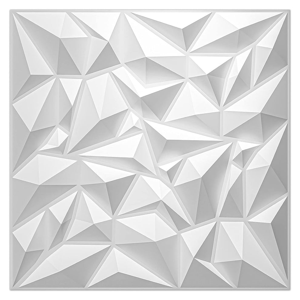 Copy 3D Wall Panels for Home Decor PVC Small Diamond Design 50X50 cm ...