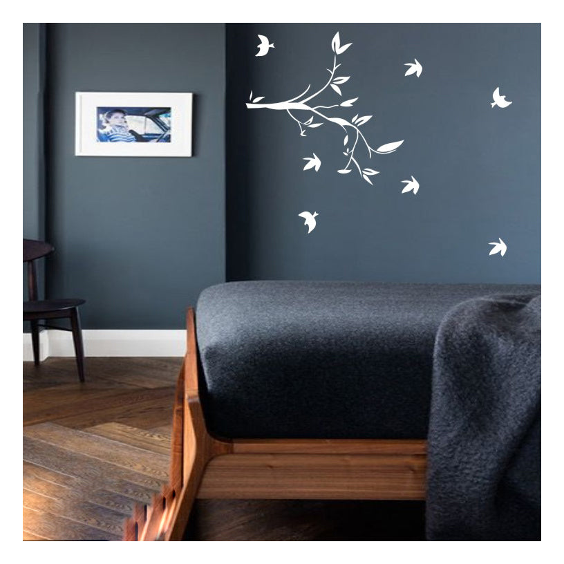 Tree Branch Wall Design Stencil (KHS420) – Kayra E Commerce Private Limited