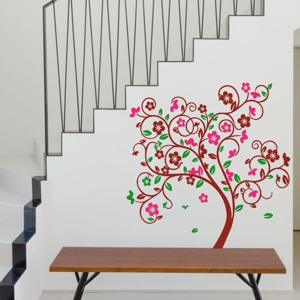 Spring Time Wall Design Stencil (KHSNT334) – Kayra E Commerce Private ...
